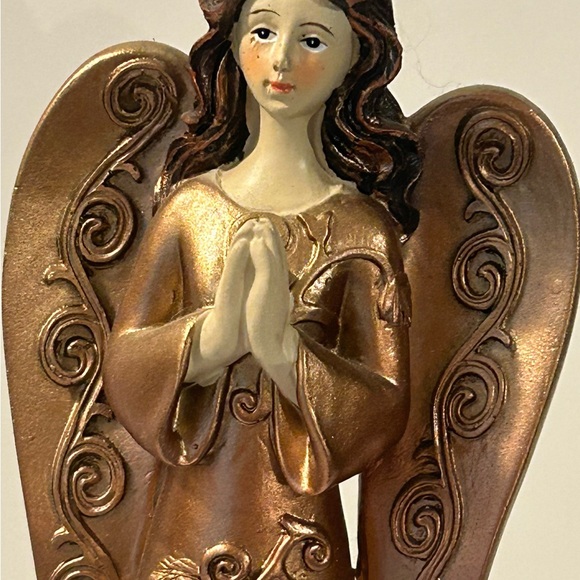 GANZ | Accents | Ganz Bronze And Gold Guardian Angel Figurine | Poshmark